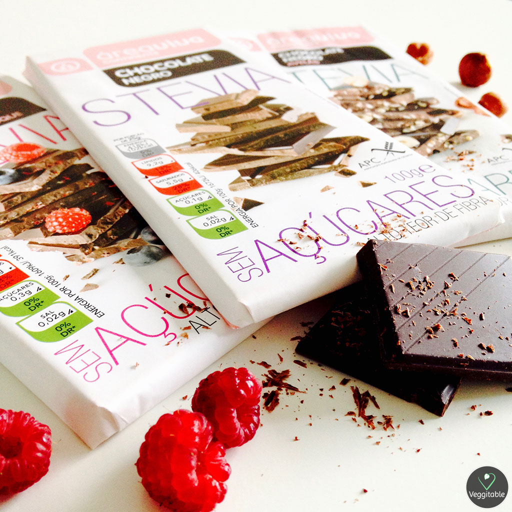 Chocolates de Stevia da Marca Continente – Veggitable